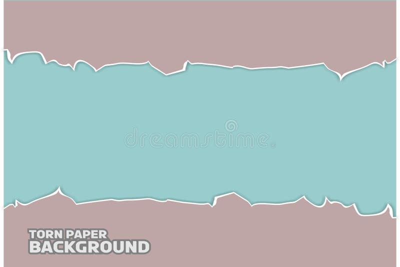 Torn Background Vector with Two Colours Stock Vector - Illustration of ...