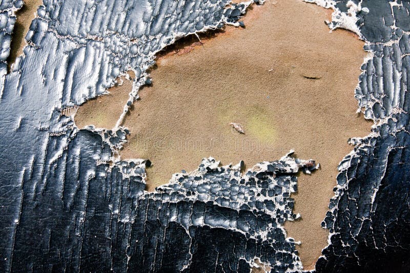 Torn black leather stock photo. Image of antique, material - 23533040