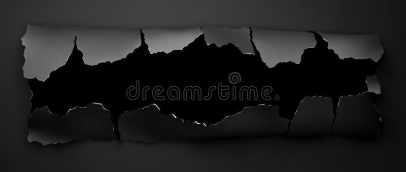 Torn Black Paper Frame: a Textured Frame Made from Torn Black Paper ...