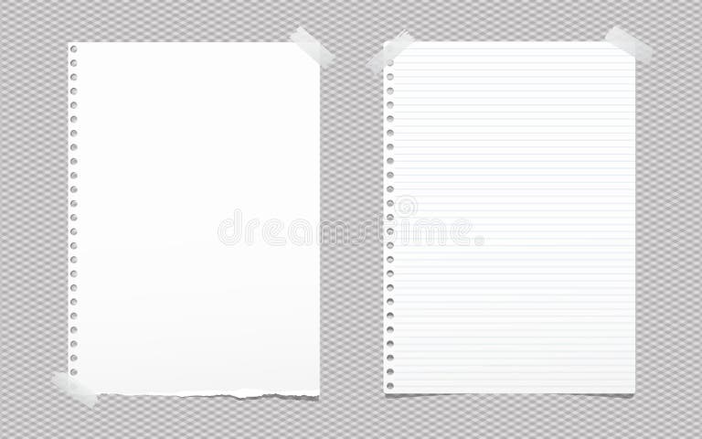 Torn White Paper Sheet Stock Illustrations – 26,115 Torn White Paper ...