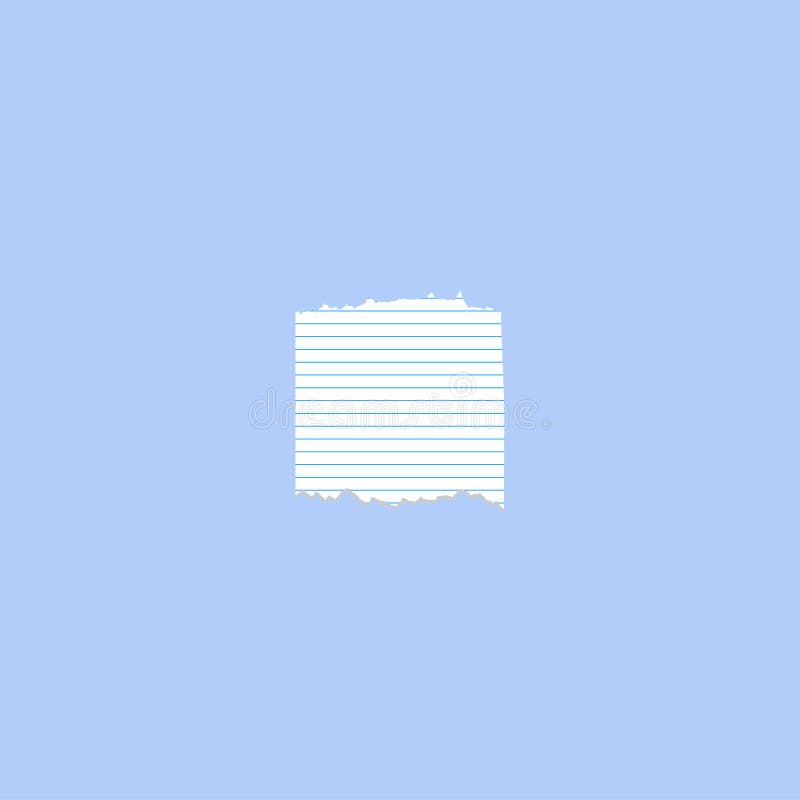 Torn Blank Paper Note, Grainy Paper Strips Stuck Stock Vector ...