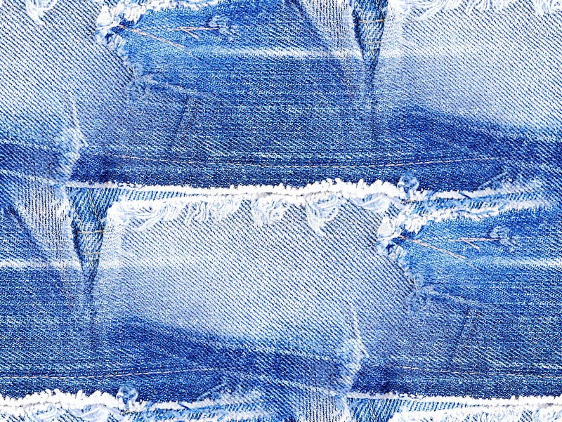 Torn Jeans Texture - Seamless Background Stock Image - Image of color ...