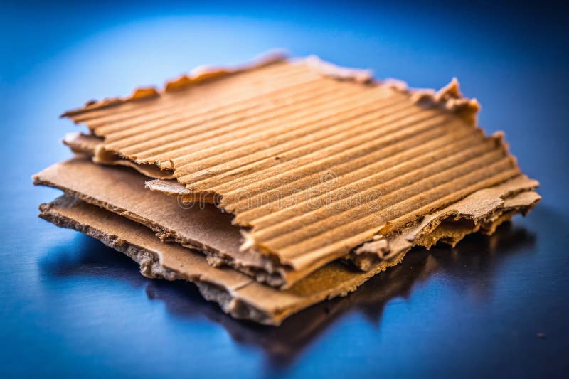 Torn Brown Cardboard Piece a Versatile Element for Creative Projects ...