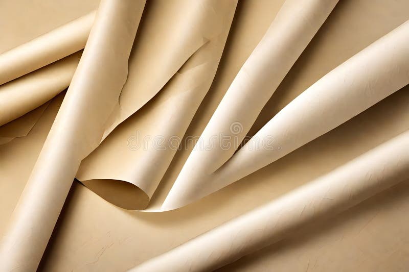 Torn Brown and Cream-colored Paper Creating an Abstract Art Background ...