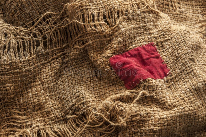 Torn burlap decayed stock photo. Image of canvas, detail - 35370544