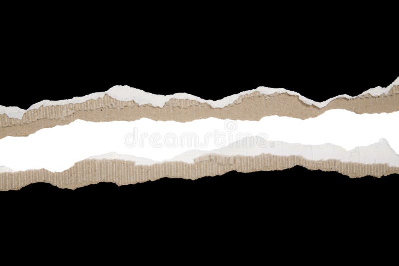 Torn Cardboard stock photo. Image of contrasts, carton - 4872628