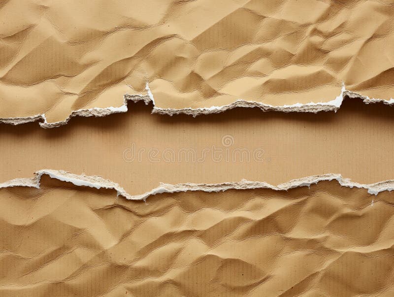 Torn Cardboard Texture Layers Stock Photo - Image of rippled, rugged ...