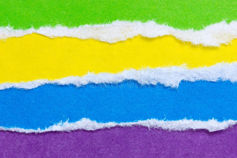 Torn Colored Paper Background Stock Photo - Image of rough, colour ...