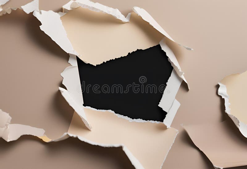 Torn Colored Paper Edges Create Unique and Beautiful Details.AI ...