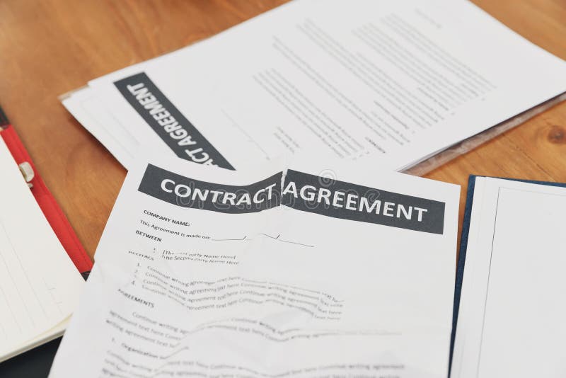 Torn contract stock photo. Image of tear, negotiate, legal - 40999842
