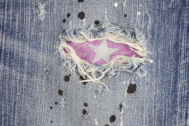 Torn denim jeans texture stock image. Image of fashion - 230898679