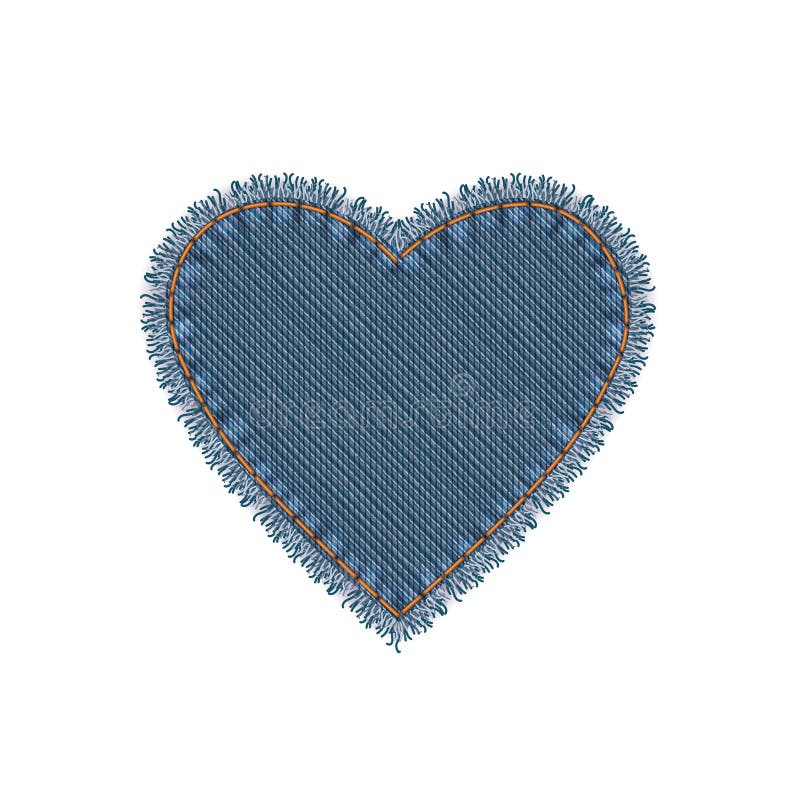 Torn Denim Patches stock vector. Illustration of fabric - 77352238