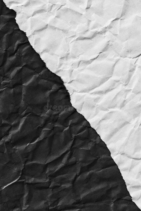 Torn Edge of Dark and Light Paper. Diagonal Edge Crossing. Texture ...