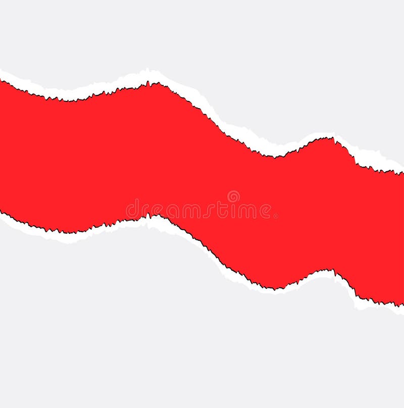 Torn Edge, Ripped Paper Vector Symbol Icon Design. Stock Vector ...