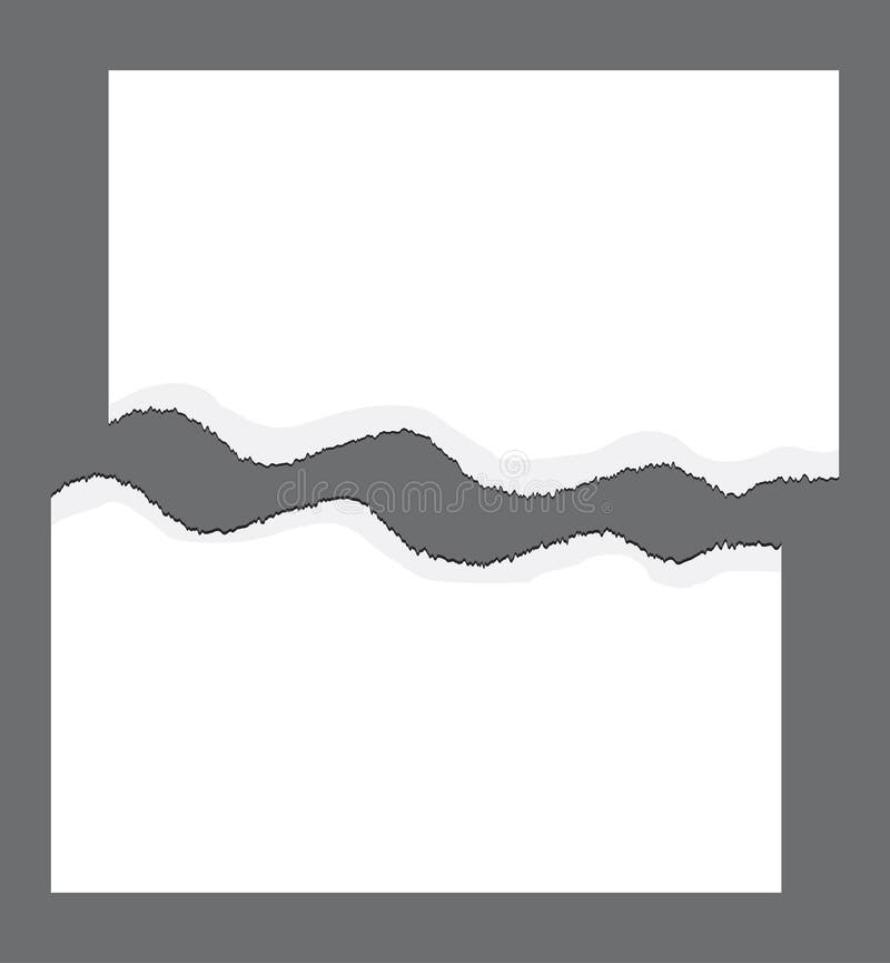 Torn Edge, Ripped Paper Vector Symbol Icon Design. Stock Vector ...