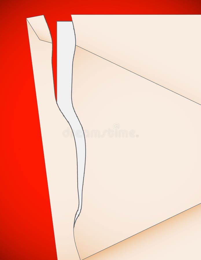 Torn Envelope Background stock vector. Illustration of open - 23017600