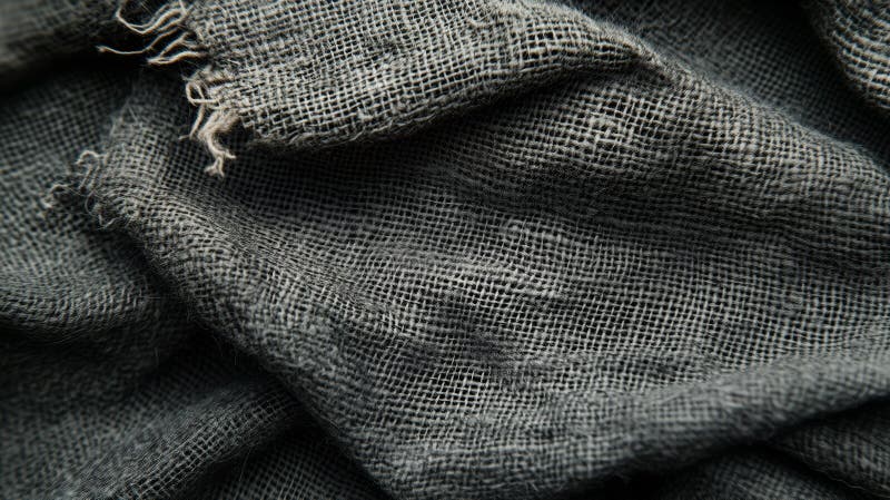 Torn Fabric with Frayed Edges Stock Illustration - Illustration of ...