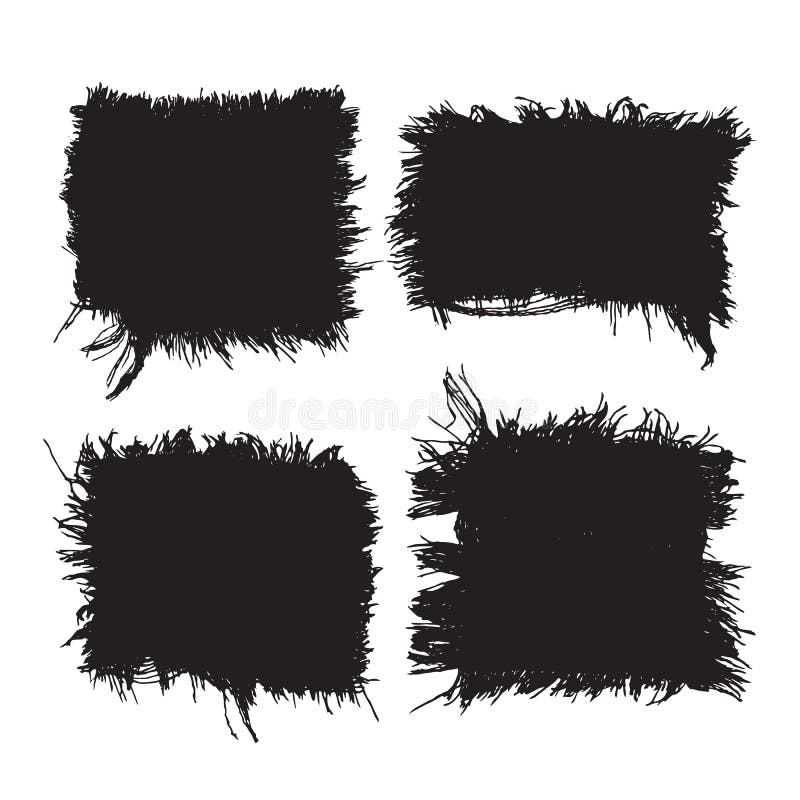 Torn Fabric Patchs Set, Distressed Frames, Distressed Banner Template ...