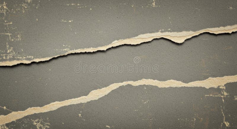 Torn Grey Paper Texture with Beige Rips Stock Illustration ...