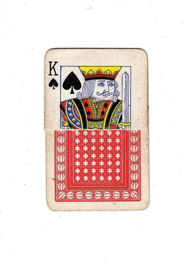 114 Torn Half King Spades Playing Card Stock Photos - Free & Royalty ...