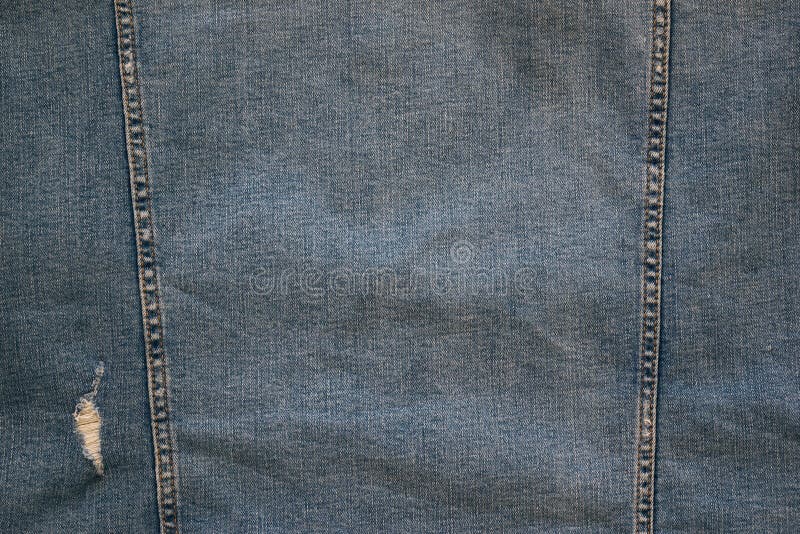 Torn Hole and Seams on Denim Stock Image - Image of damaged, copy ...