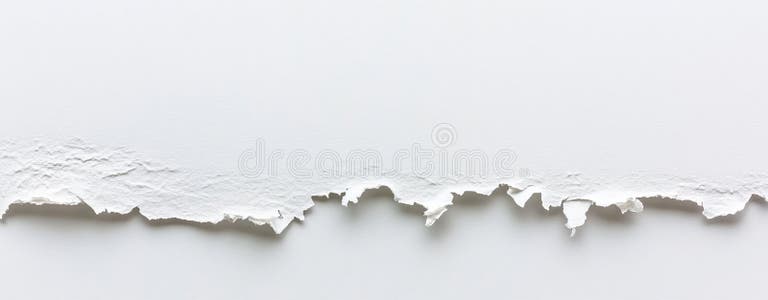A Torn, Horizontal Opening in Ripped Paper, Cut Out Stock Photo - Image ...
