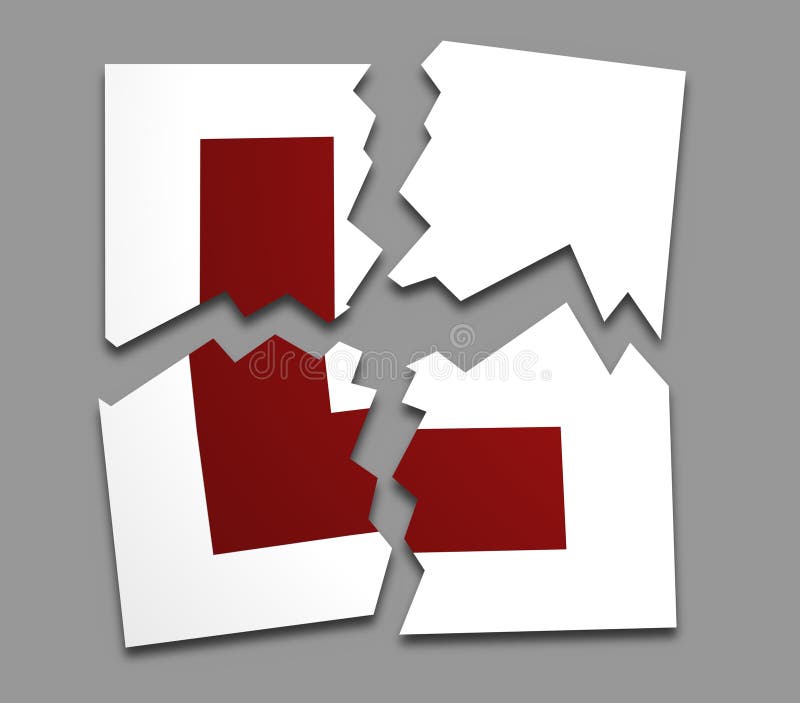 Torn L-plate stock illustration. Illustration of passed - 37058333