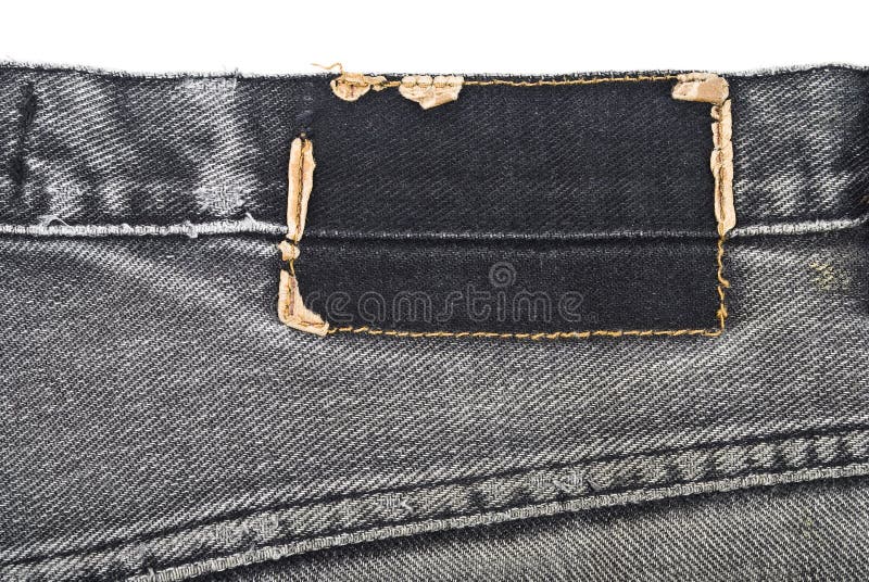 Torn label stock photo. Image of clothing, deep, canvas - 13166014