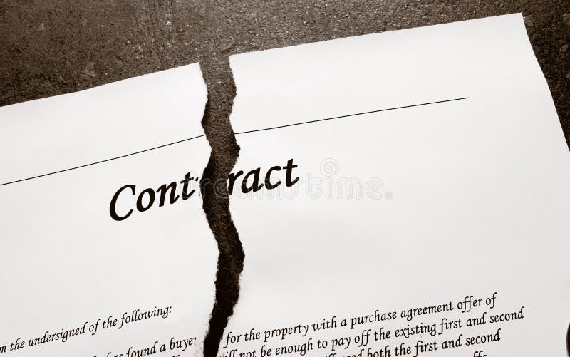Torn contract stock photo. Image of tear, negotiate, legal - 40999842