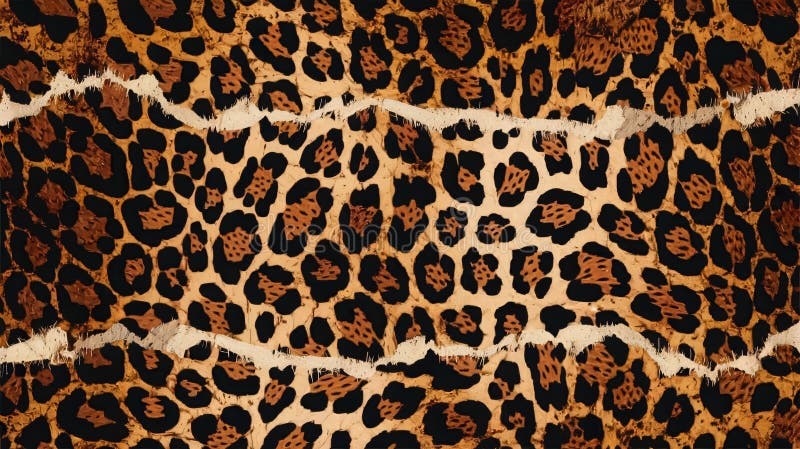 Torn Leopard Print Fabric Texture, Seamless Wild High Quality Image ...