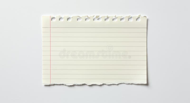 Torn Lined Paper: Notepad Sheet for Notes, Ideas & Creative Writing ...
