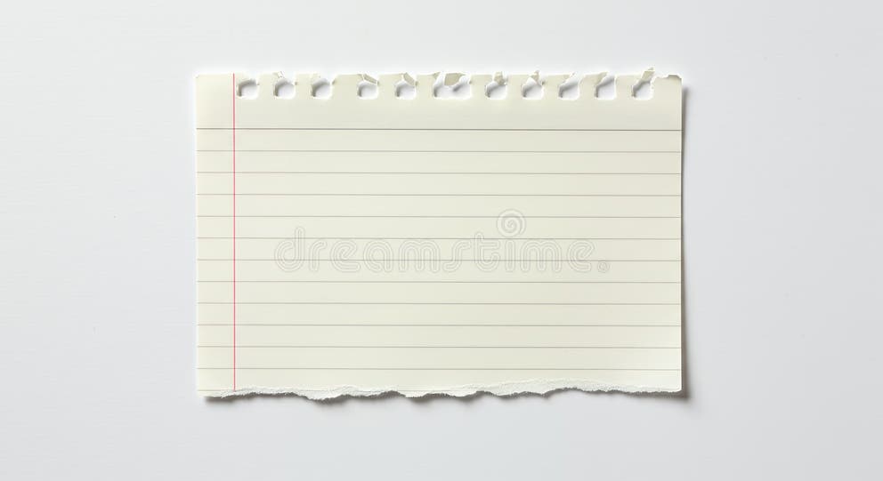 Torn Lined Paper: Notepad Sheet for Notes, Ideas & Creative Writing ...