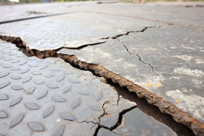 Torn Metal Texture with Cracks Stock Illustration - Illustration of ...