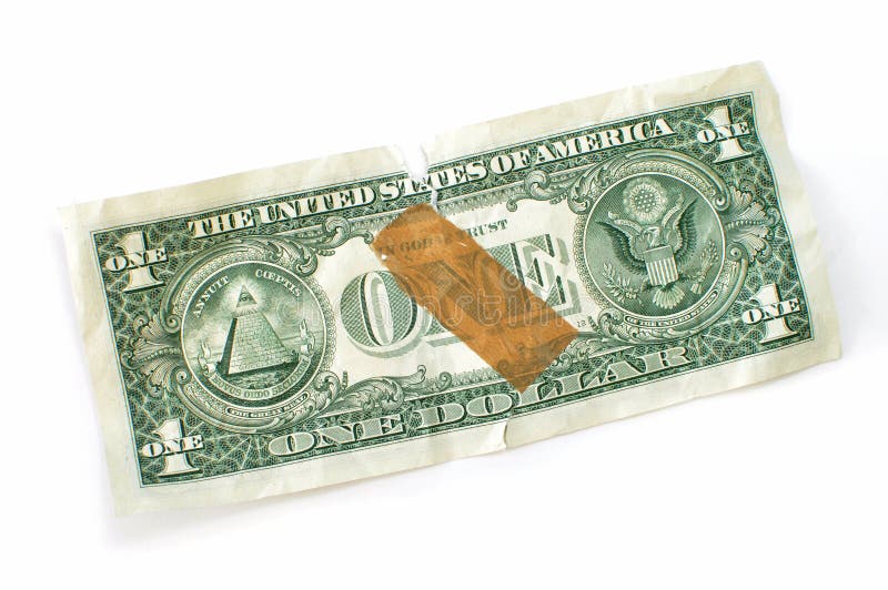 Torn money stock image. Image of debt, concept, ripped - 18944085