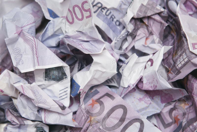 Torn money stock photo. Image of credit, litter, losing - 7929136