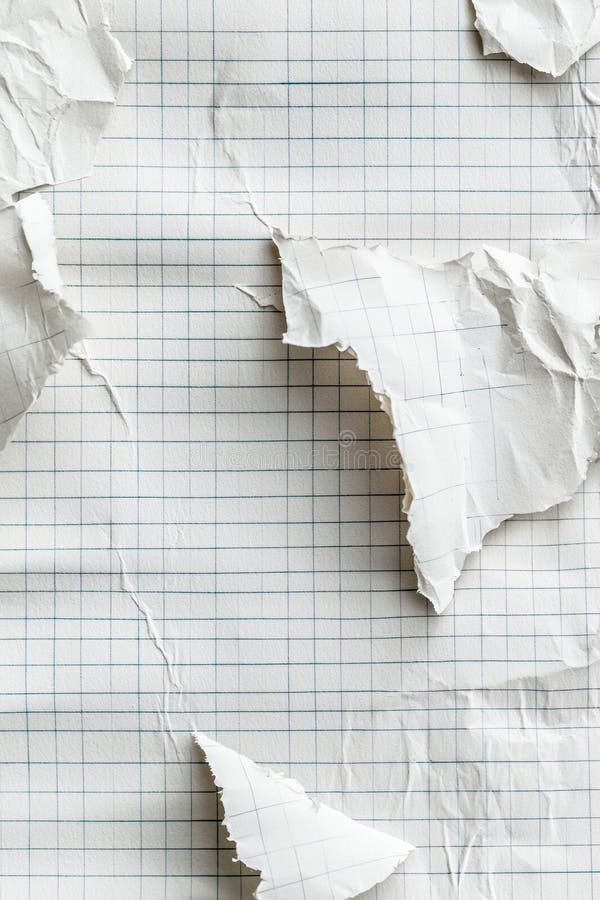 Torn Notebook Paper Composition for Educational and Casual Branding ...