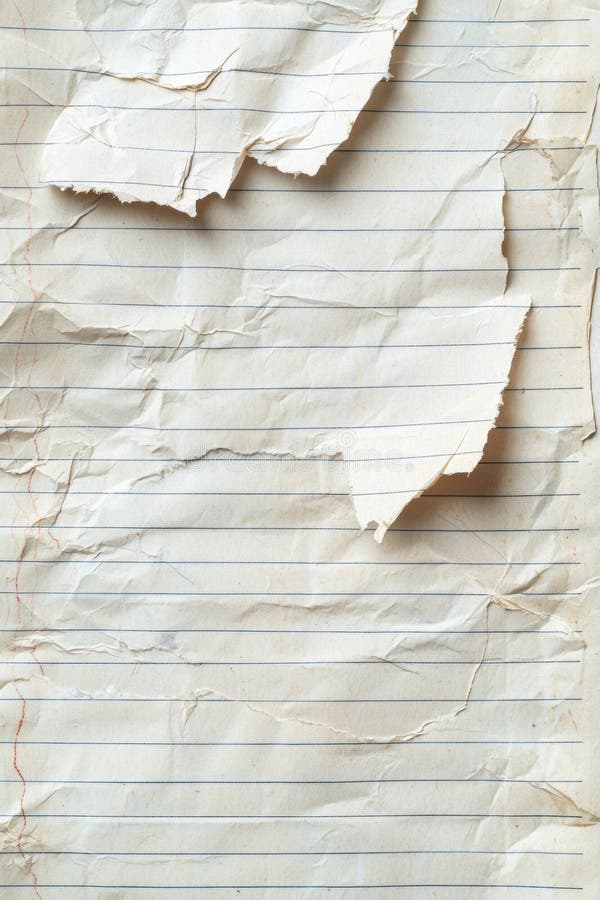 Torn Notebook Paper Composition for Educational and Casual Branding ...