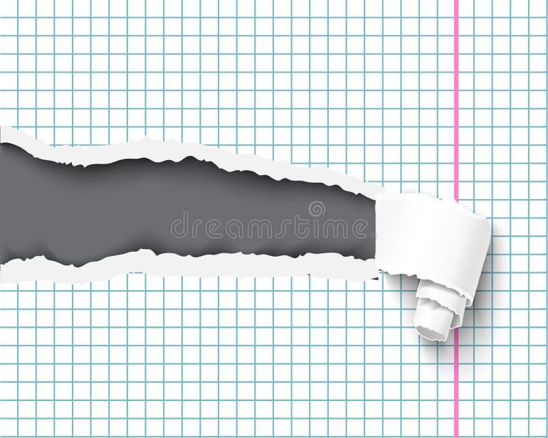 Torn Notebook Paper Pieces Realistic Vector Stock Vector - Illustration ... Torn Notebook Paper Pieces Realistic Vector Stock Vector - Illustration ...