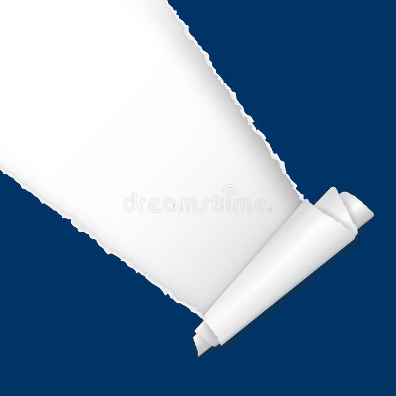 Ripped Opened Paper Brown Torn Up Stock Illustration - Illustration of ...