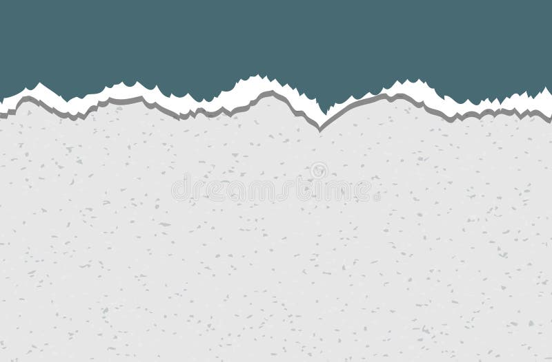Torn Paper Rolled Out Revealling Hidden Text Stock Illustration ...