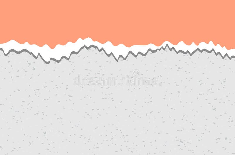 Torn Paper Rolled Out Revealling Hidden Text Stock Illustration ...