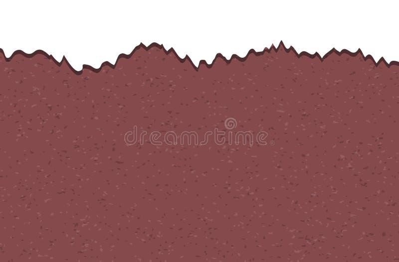 Torn Out Header Craft Paper Letter Pad Design. Stock Vector ...