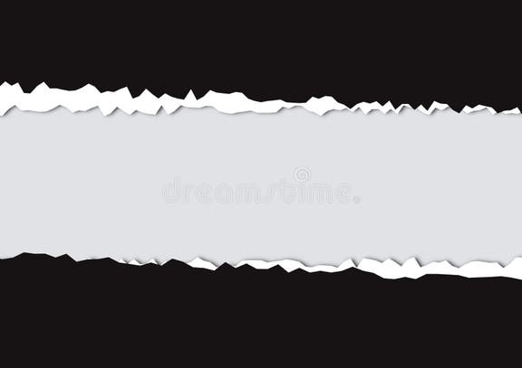 Torn paper stock vector. Illustration of break, modern - 7496872