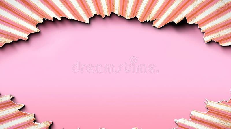 Torn Paper Background with Pink Center for Design Projects Stock ...