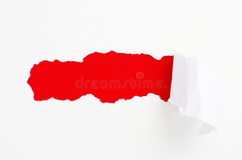 Torn paper banner stock image. Image of banner, message - 268822927