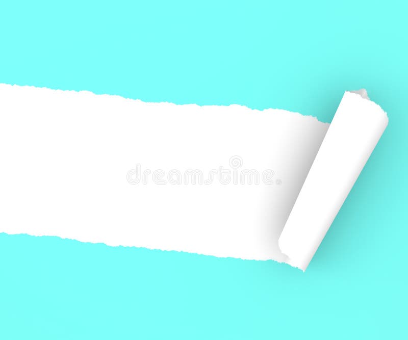 Torn paper blue texture stock illustration. Illustration of plain ...
