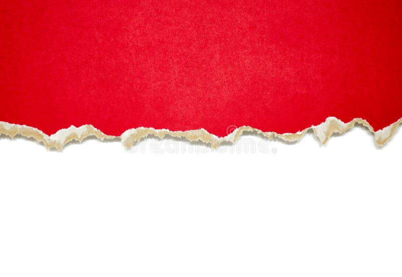 Torn Paper Borders on White Stock Photo - Image of damaged, label: 38945100