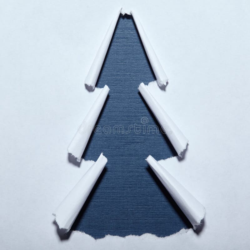 Torn paper christmas tree stock image. Image of japan - 70803423