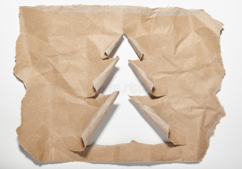 Torn paper christmas tree stock image. Image of origami - 70803859