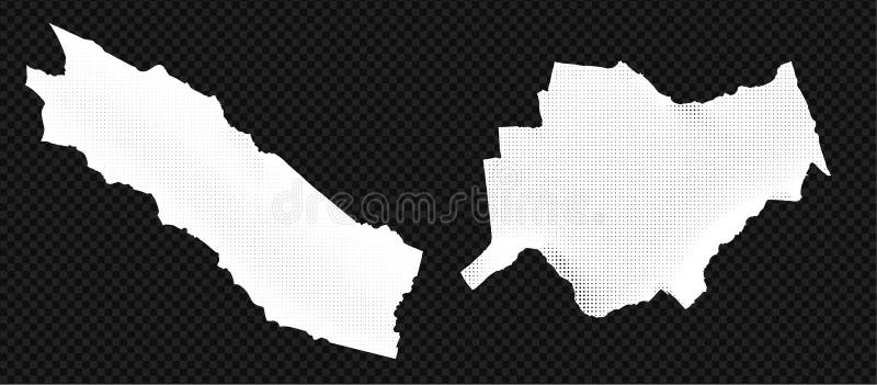 Torn Paper Collage Set with Newspaper Sheets, Frame, and Rips at the ...